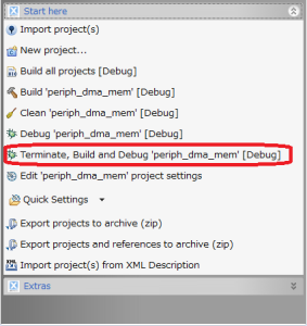 LPCXpressoにTerminate, Build and Debugボタン追加 - IoT MCUのHappyTech