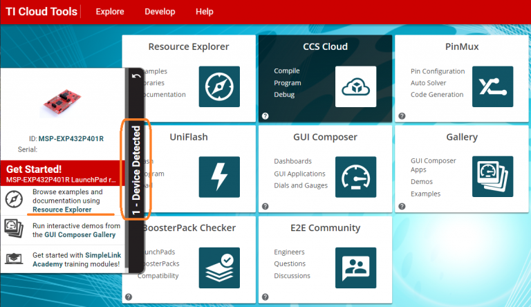 TI）CCS Cloud IDE - IoT MCUのHappyTech