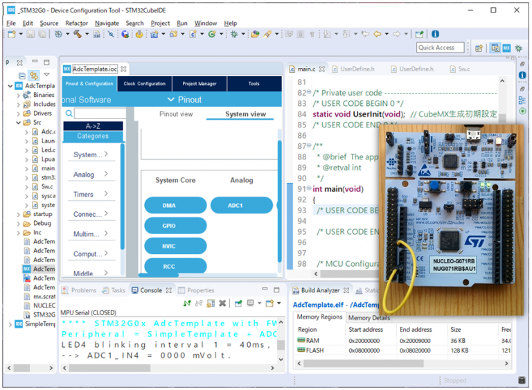 SW4STM32アプリケーションのSTM32CubeIDE移設 - IoT MCUのHappyTech